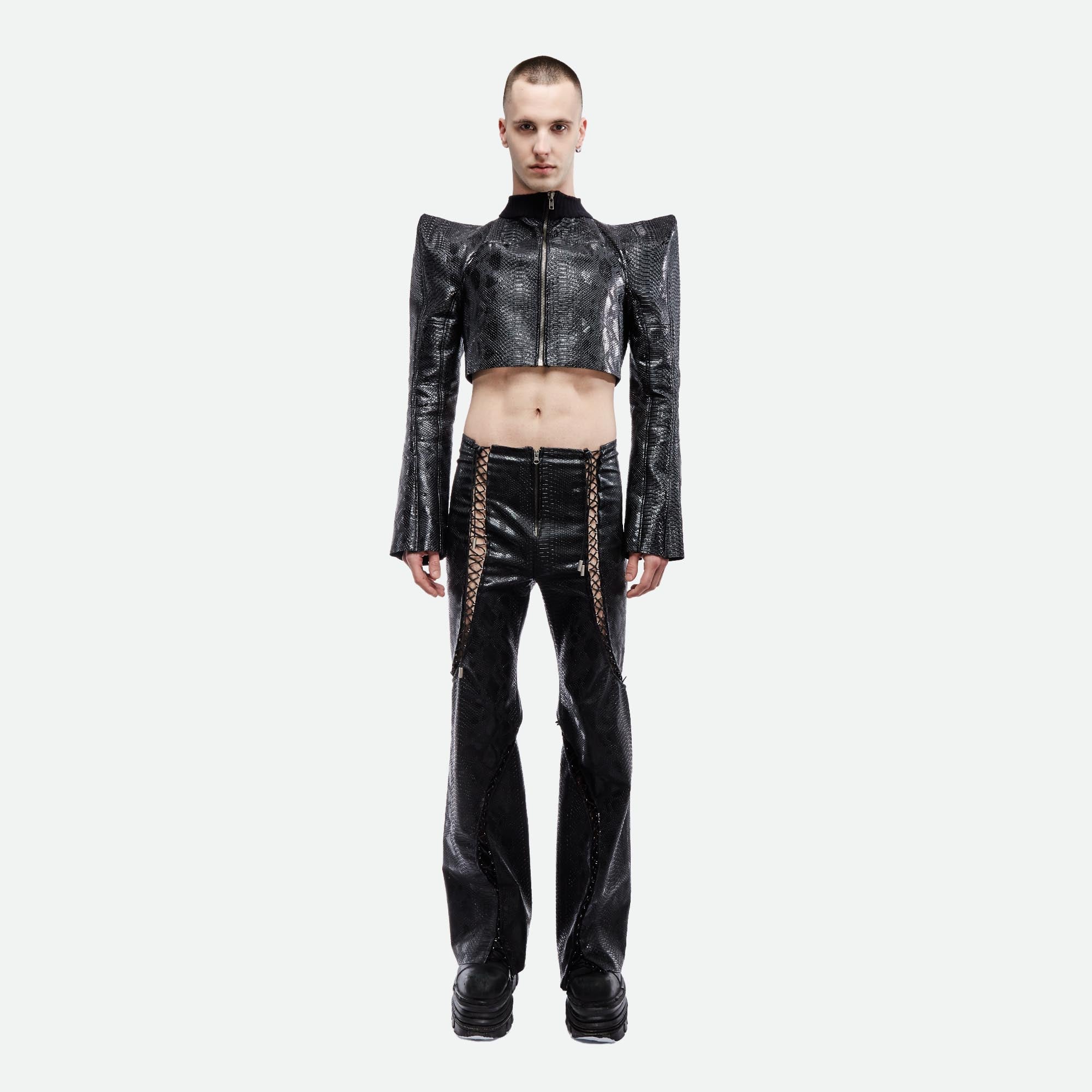 SHOULDERS SNAKE JACKET – nurhektorstudio